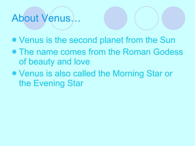 Venus | PPT