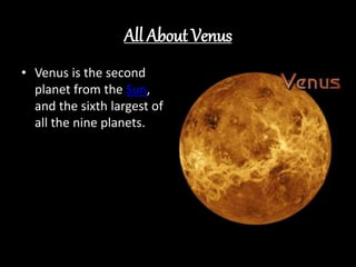 Nine Planets Venus