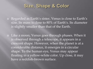 Planet Venus | PDF