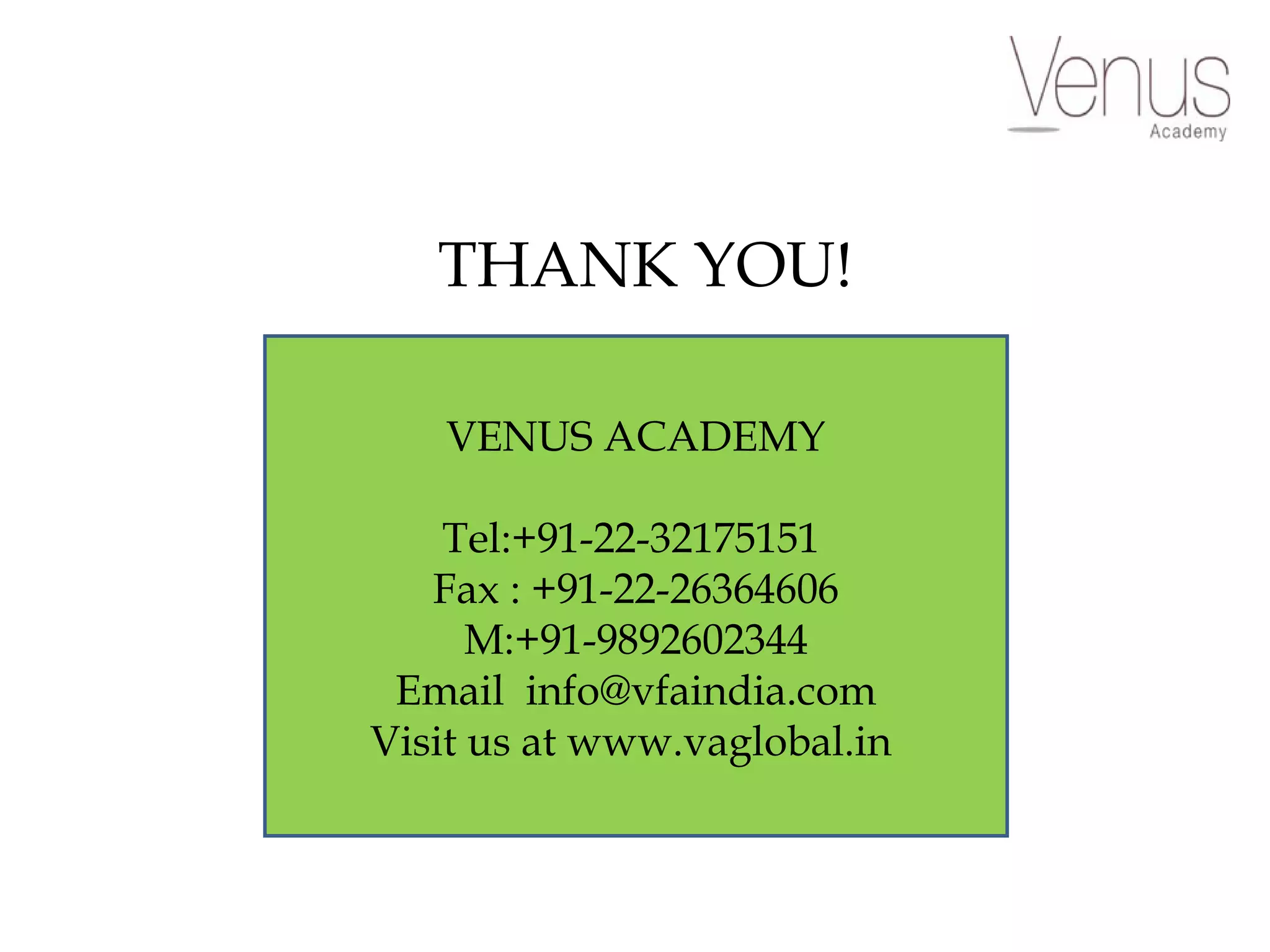 Venus academy presents John Foppe | PPT | Free Download