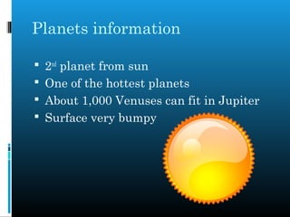 Venus presentation | PPT