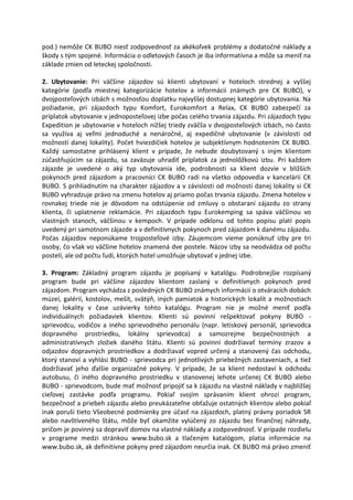 Všeobecné zmluvné podmienky ck bubo | PDF