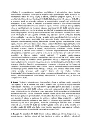 Všeobecné zmluvné podmienky ck bubo | PDF