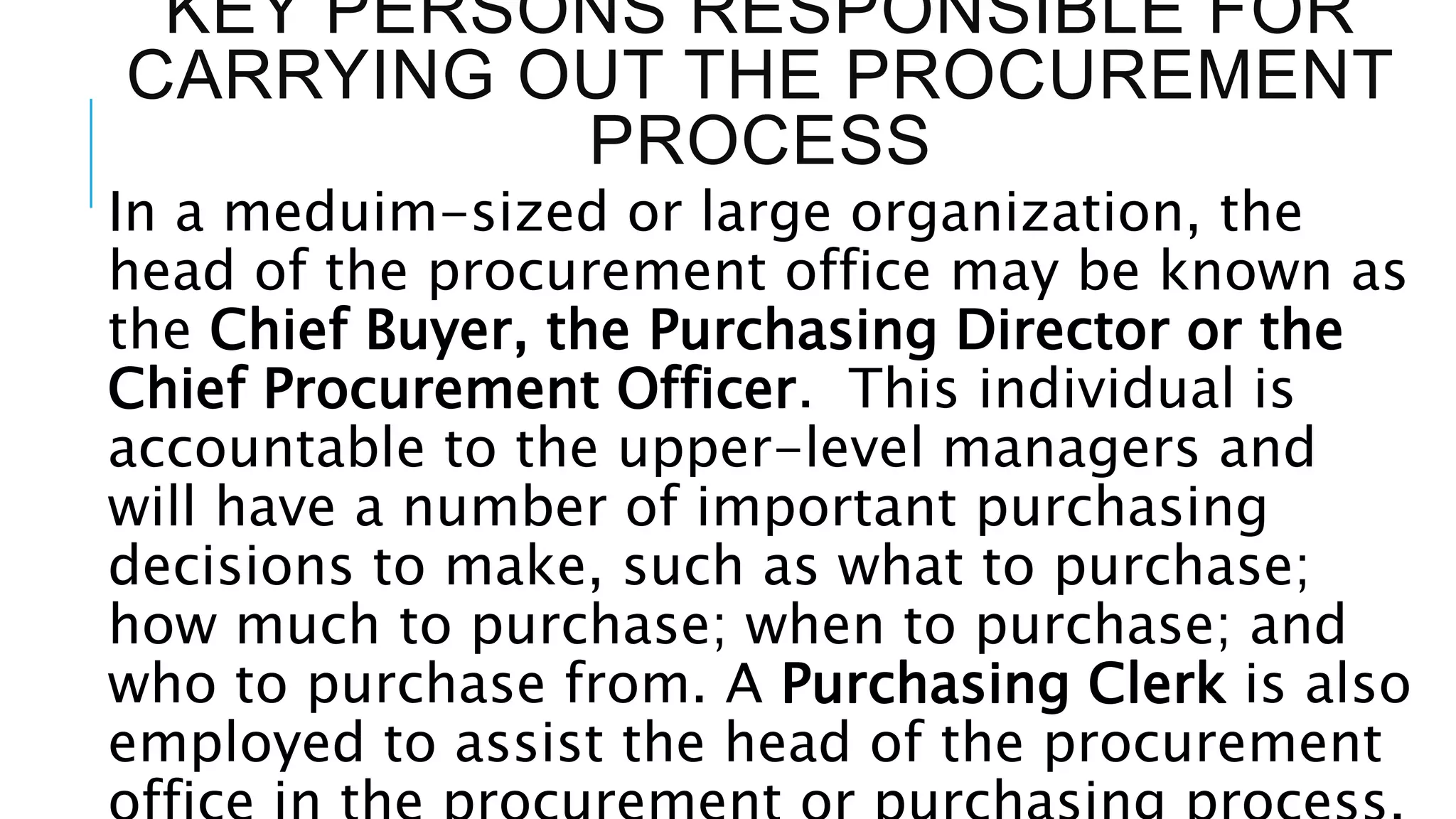 Functions of the procurement and inventory management office | PPTX