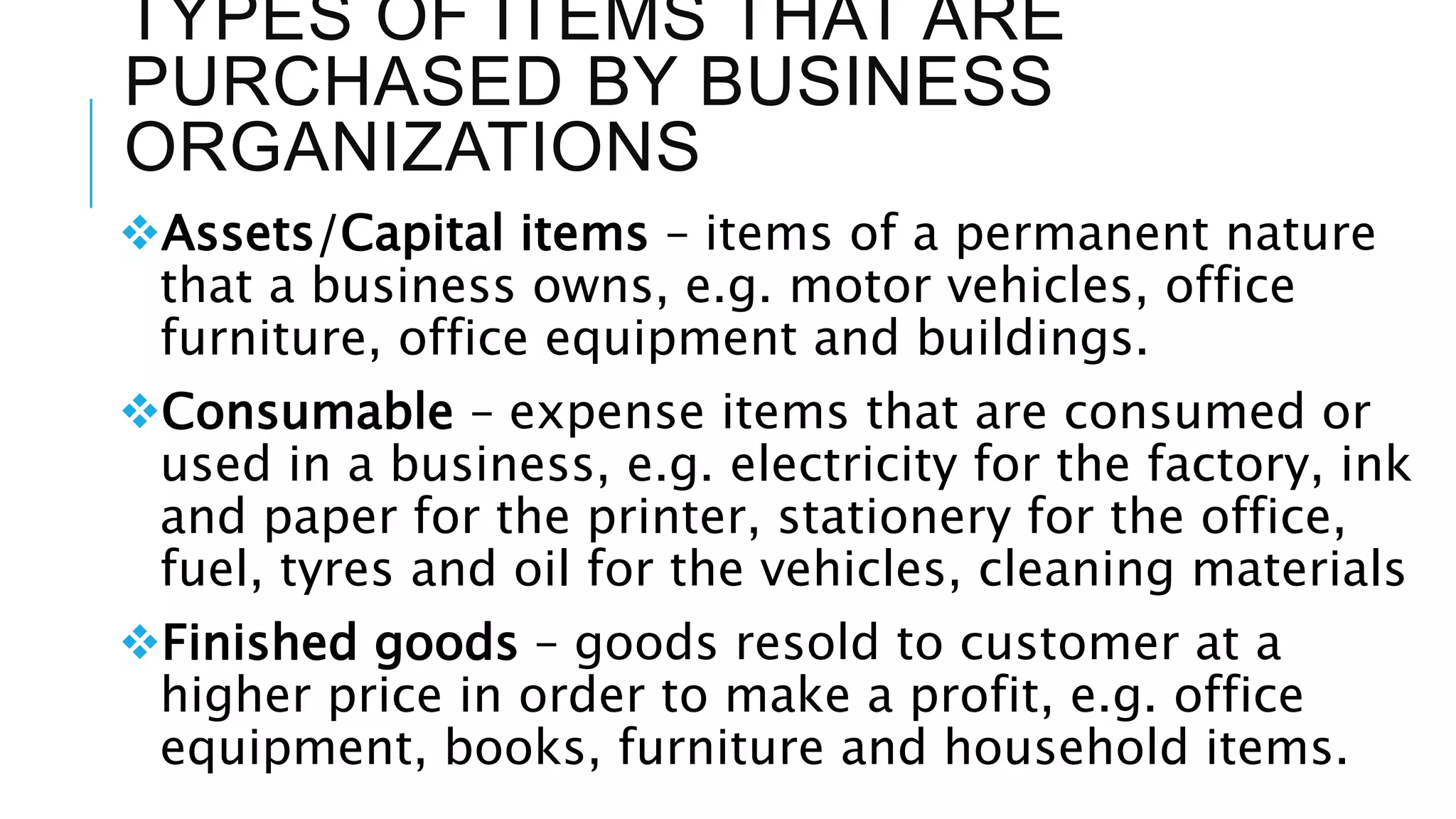 Functions of the procurement and inventory management office | PPTX