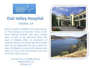 Valley Emergency Physicians Overview | PPT