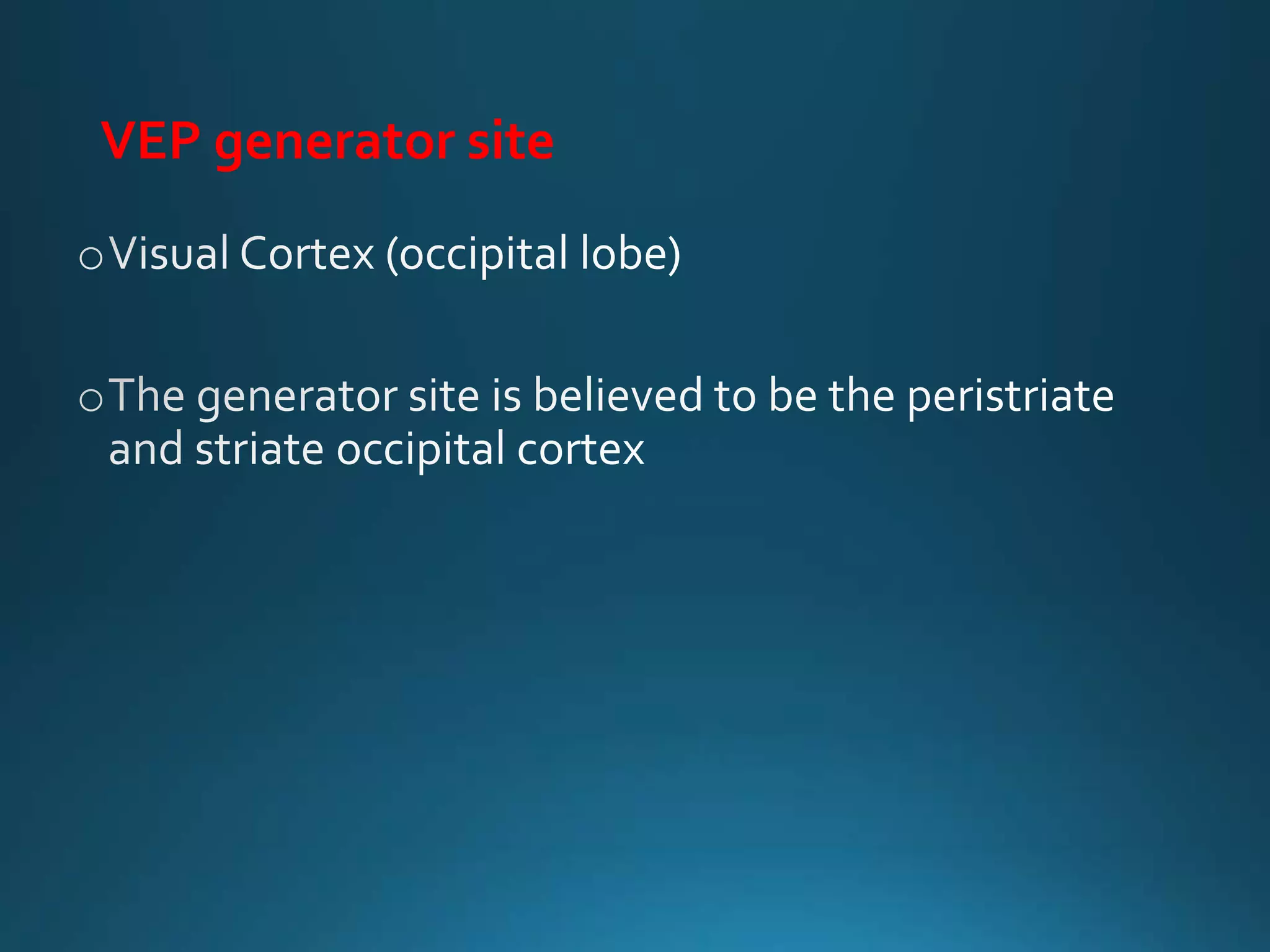 Visual evoked potential and BAER | PPTX