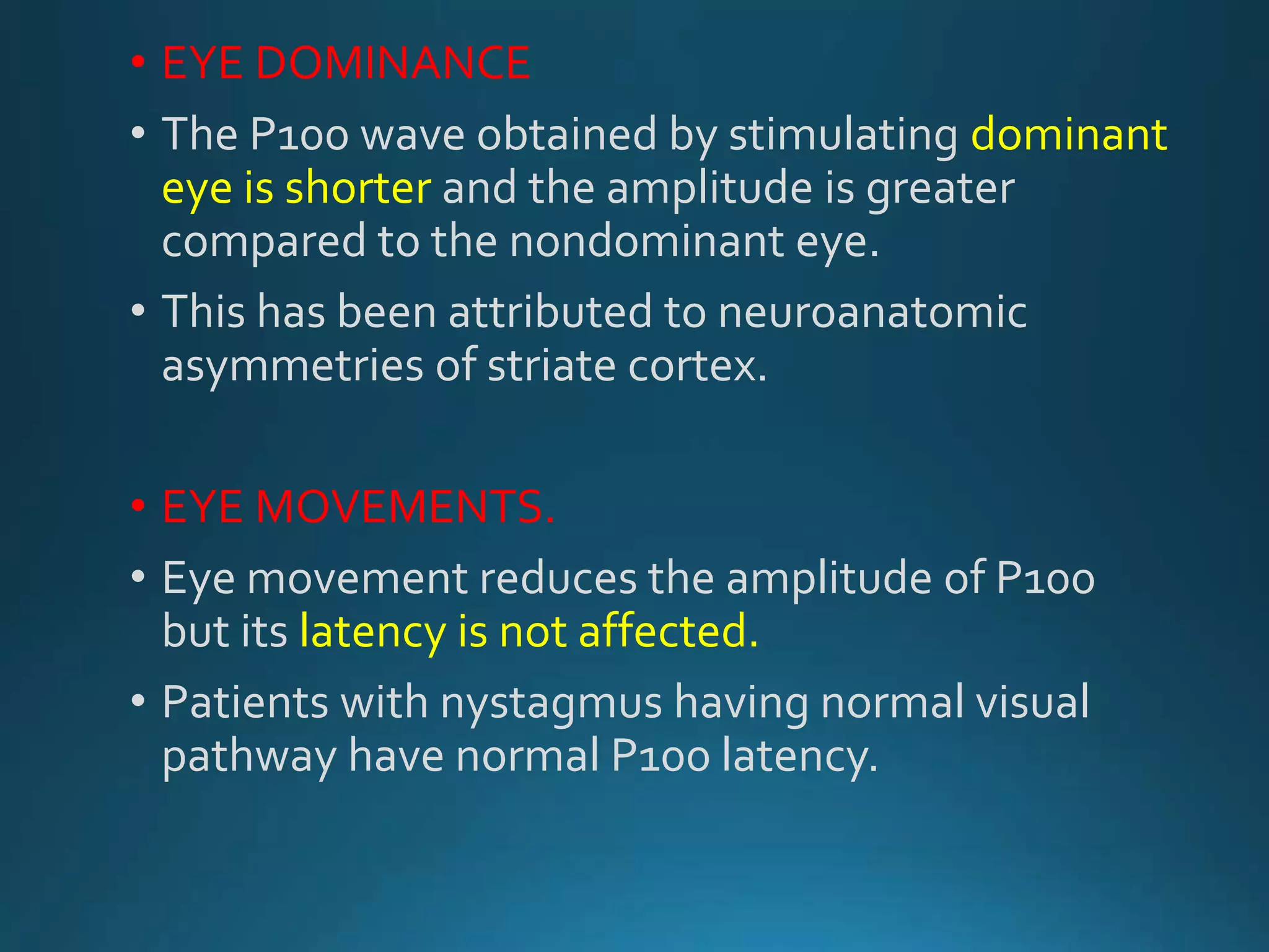 Visual evoked potential and BAER | PPTX