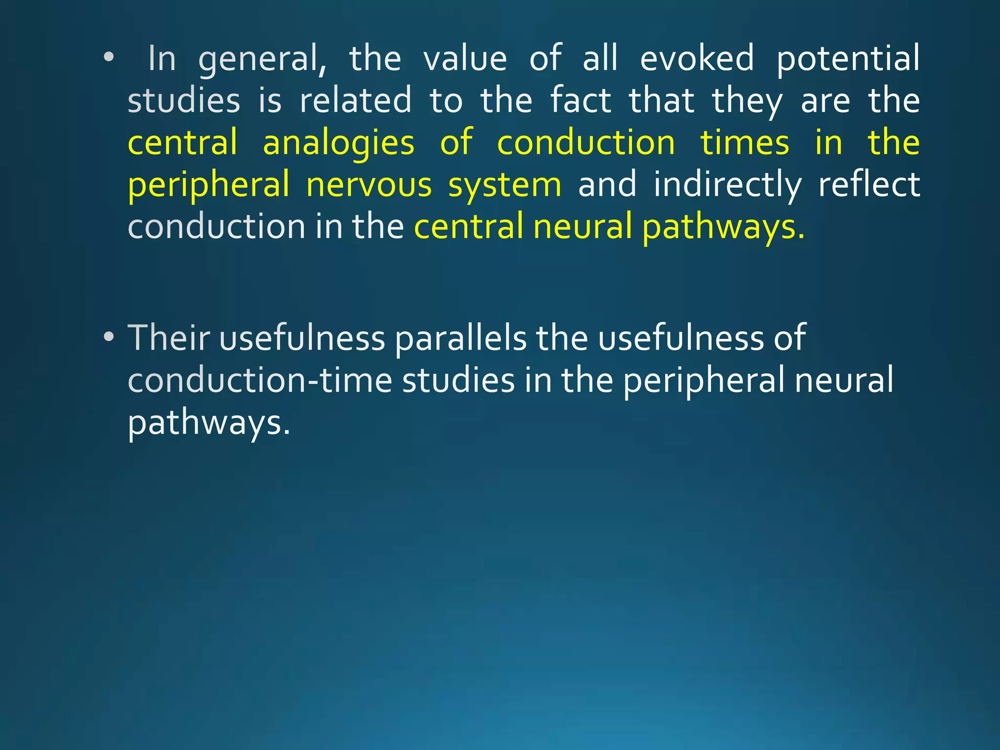 Visual evoked potential and BAER | PPTX