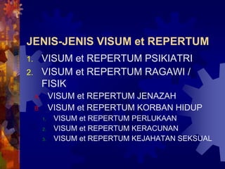 Presentasi contoh Visum et Repertum.ppt