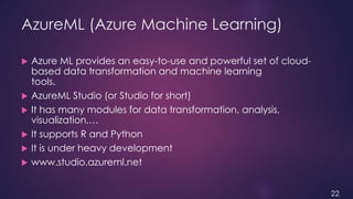 Data Science as a Service: Intersection of Cloud Computing and Data ...