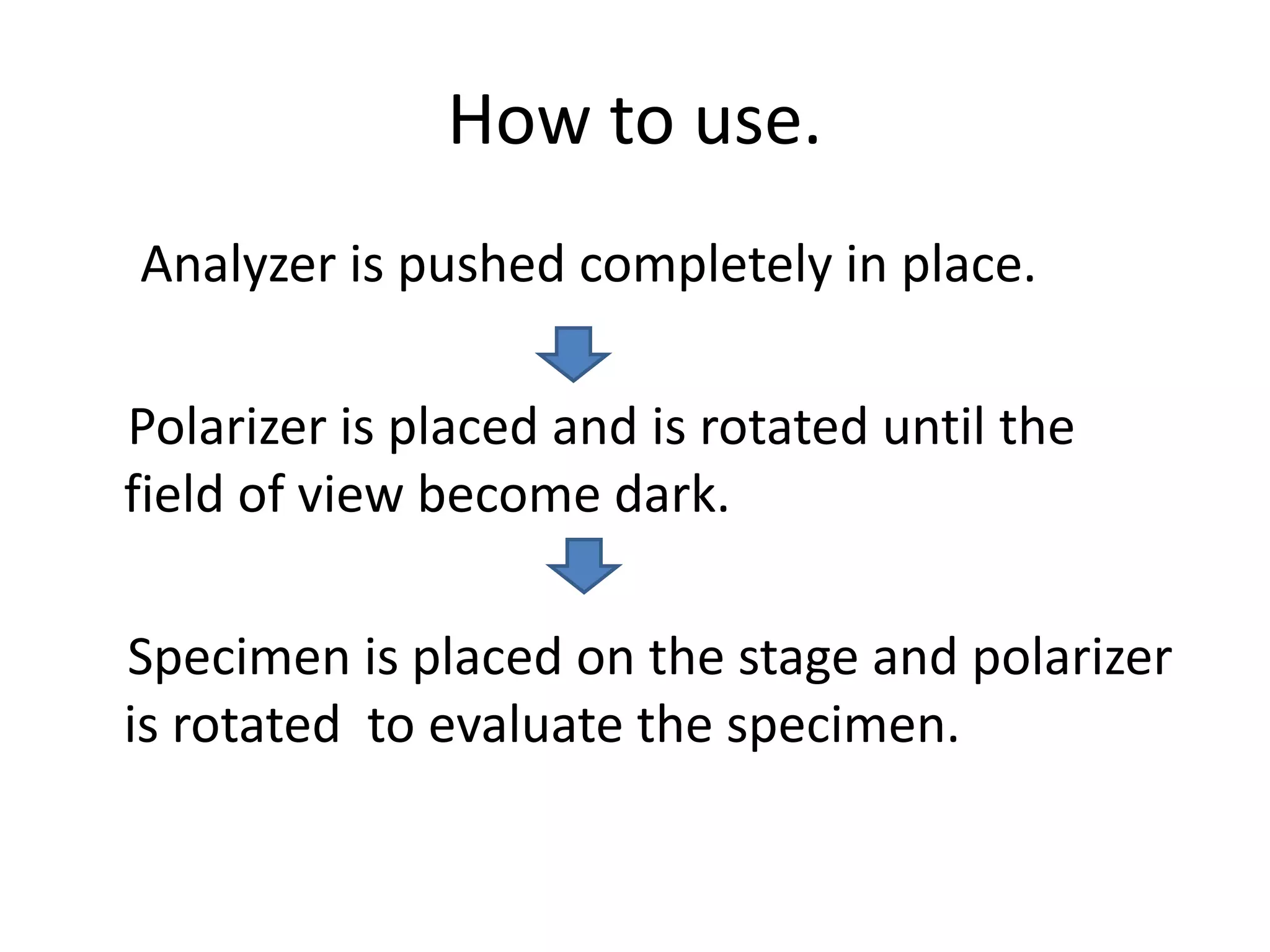 Polarizing Light Microscopy | PPTX