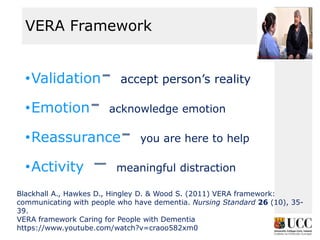 VERA - Dementia Communication Skills Prof Corina Naughton | PDF
