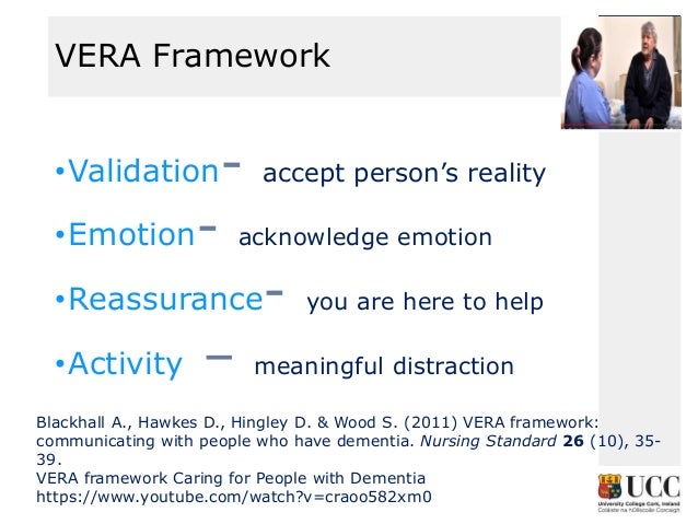 VERA - Dementia Communication Skills Prof Corina Naughton