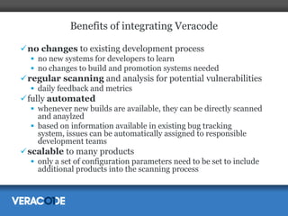 Secure Code review - Veracode SaaS Platform - Saudi Green Method | PPTX | Computer Software and ...