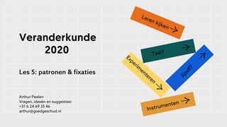 Veranderkunde college 5 | PDF