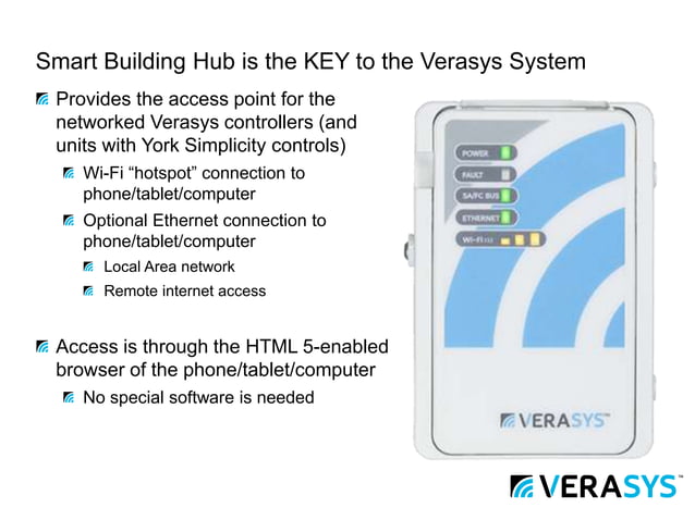 Verasys technical introduction | PPT