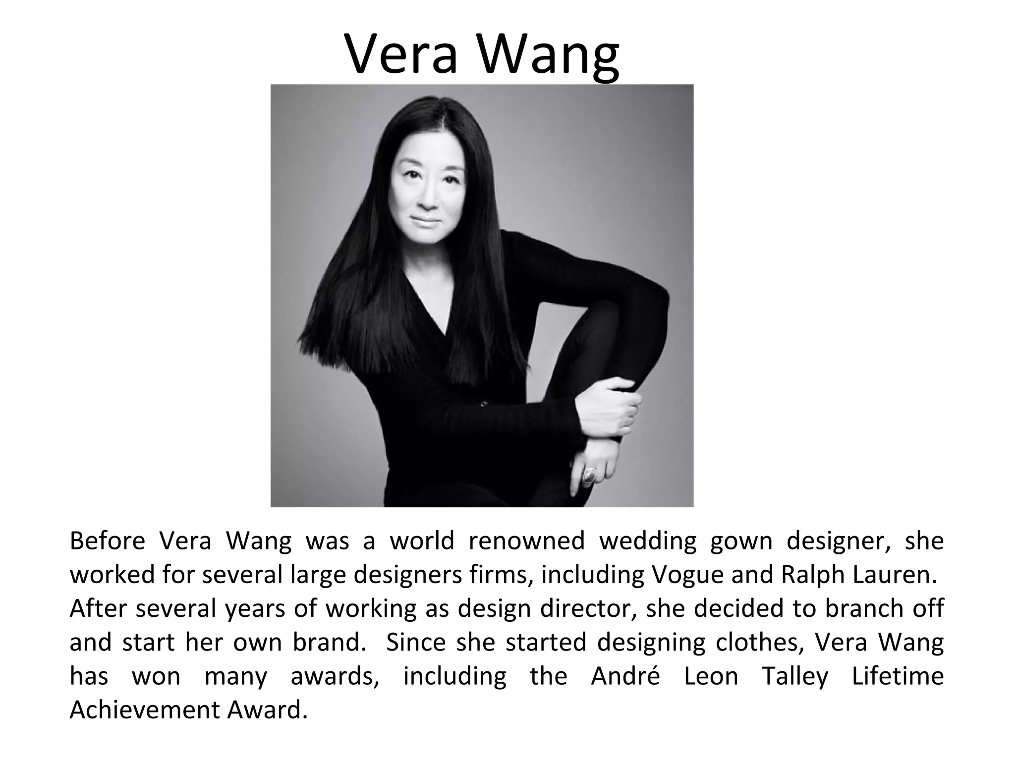 Vera wang dresses | PPT