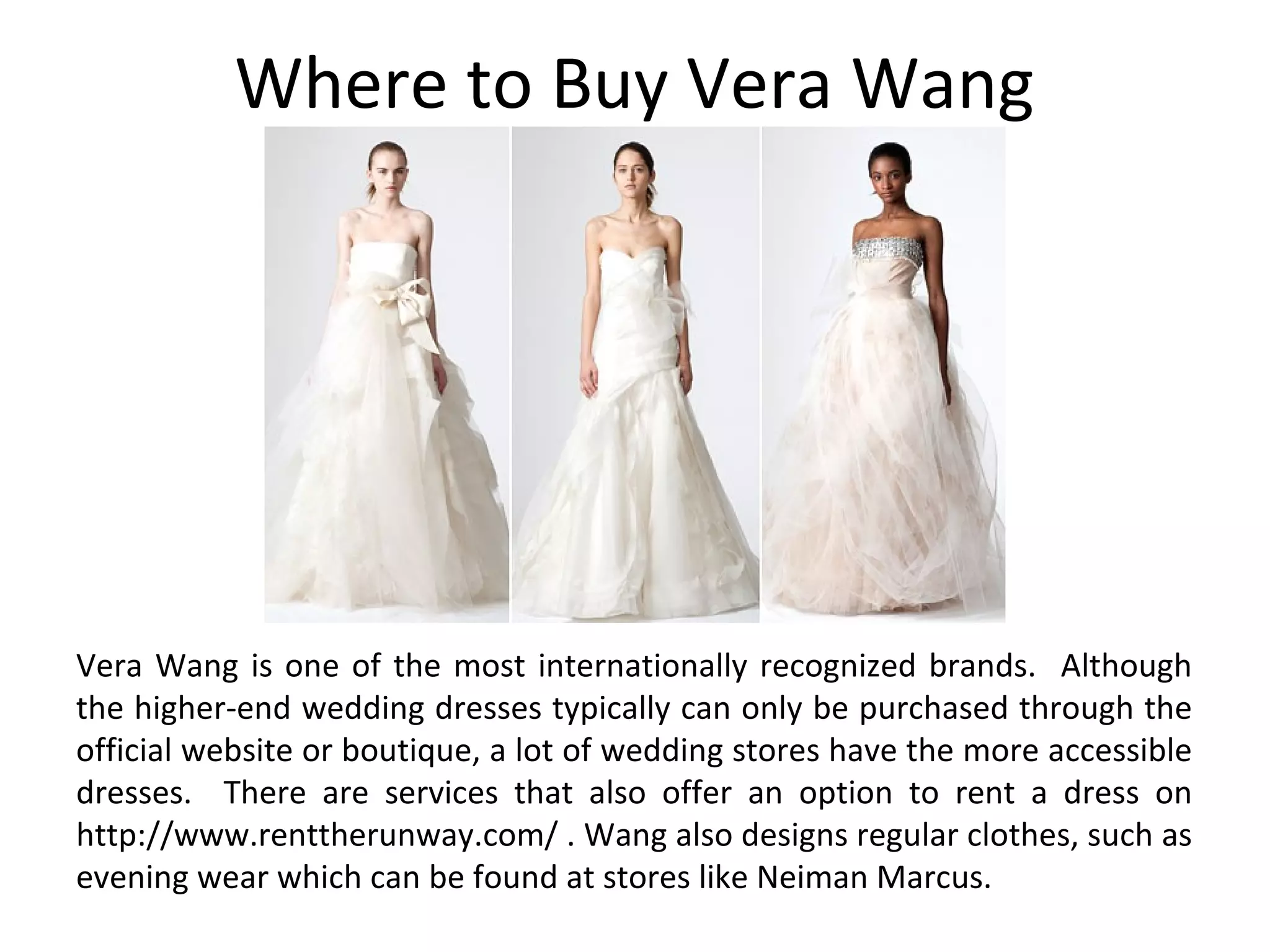 Vera wang dresses | PPT