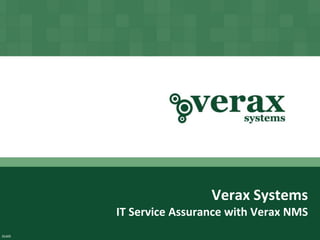 Verax NMS - product presentation | PDF