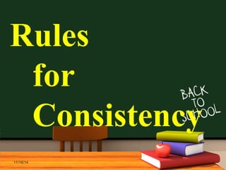 Verb Tense Consistency | PPT