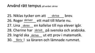 Verb. tegnér | PPTX