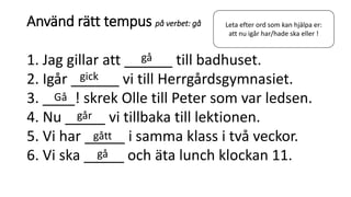 Verb. tegnér | PPTX