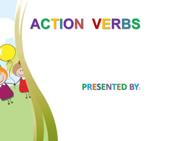 Verb | PPTX | Chemistry | Science