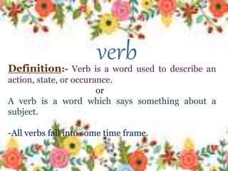 Verb | PPTX