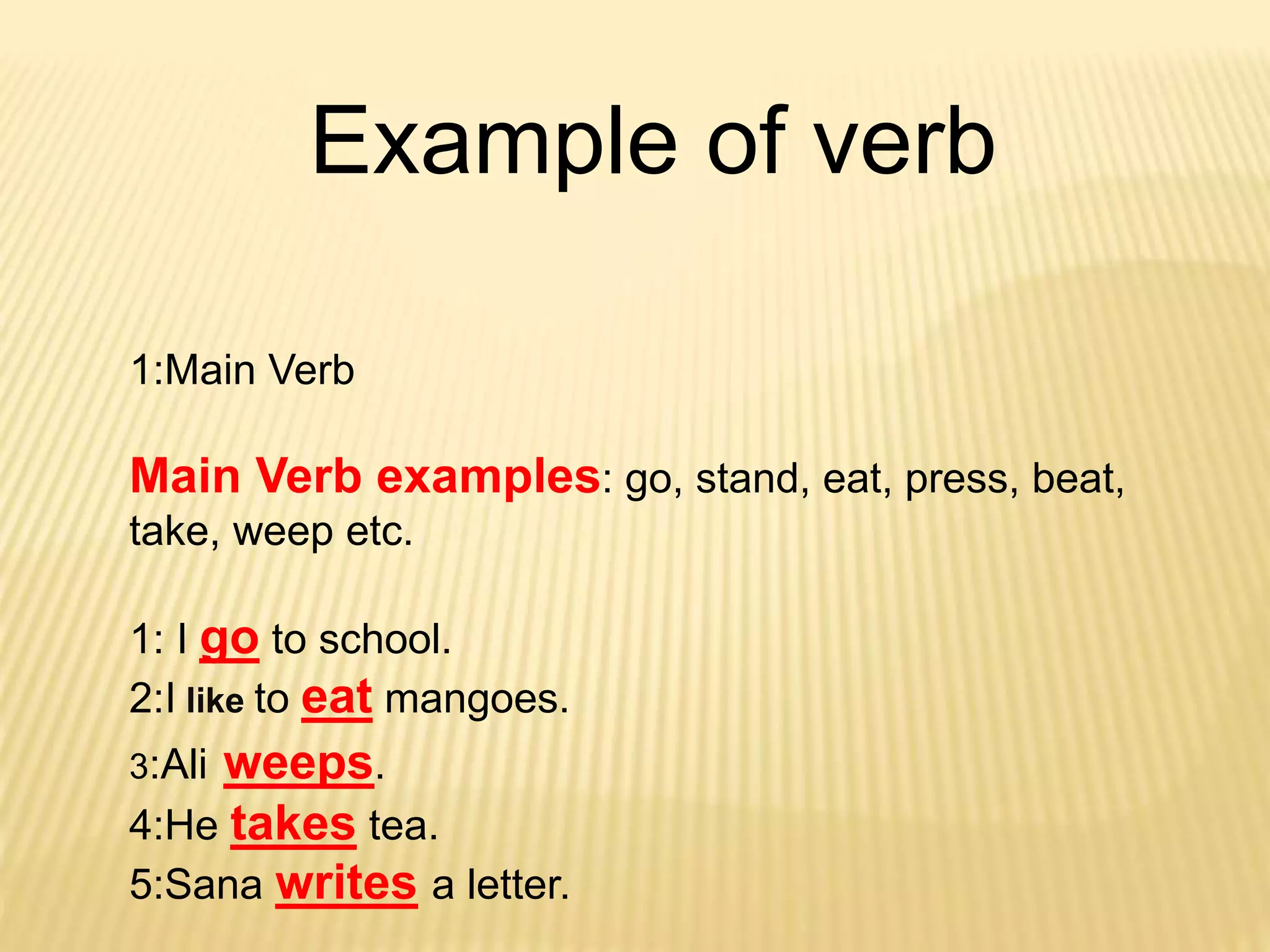 Verb and its types | PPTX