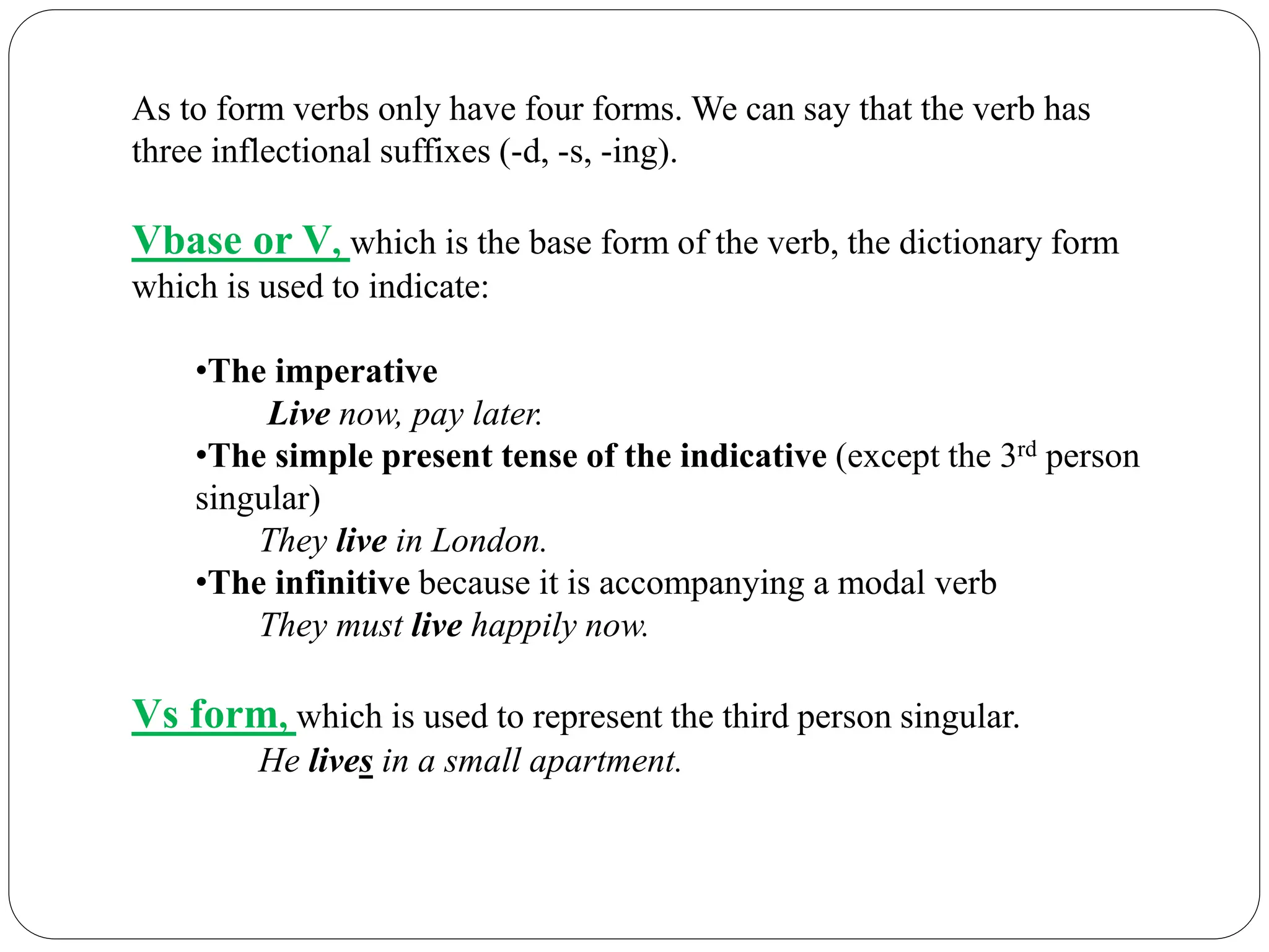 power point verb, macam-macam verb type verb | PPT