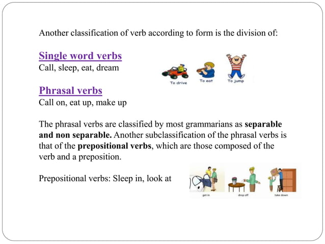 power point verb, macam-macam verb type verb | PPT