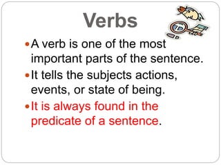 power point verb, macam-macam verb type verb | PPT