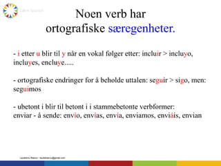 Verb diftongerende verb | PPTX