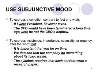 Verb forms-and-tenses | PPT