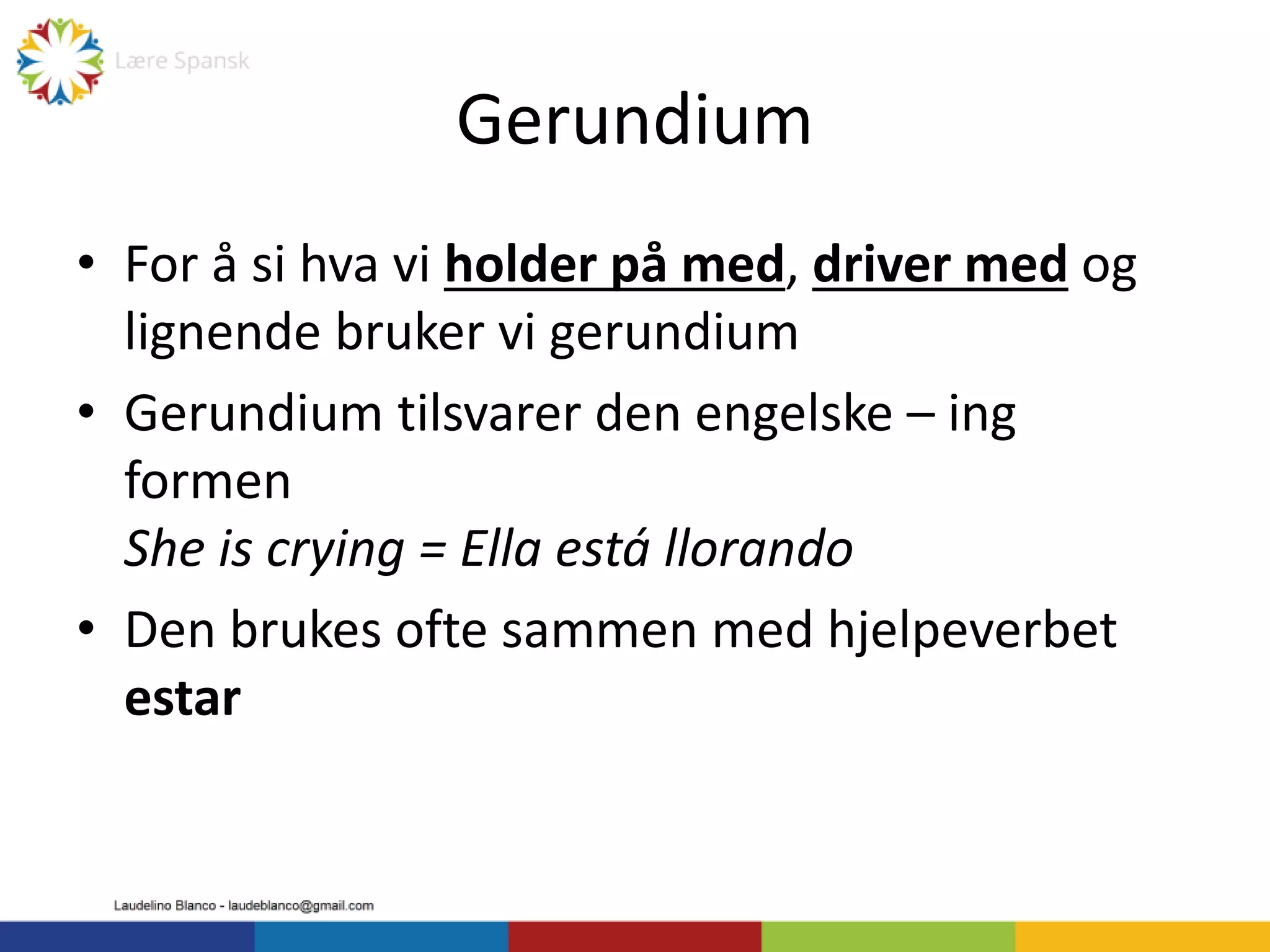 Verb gerundium | PPTX
