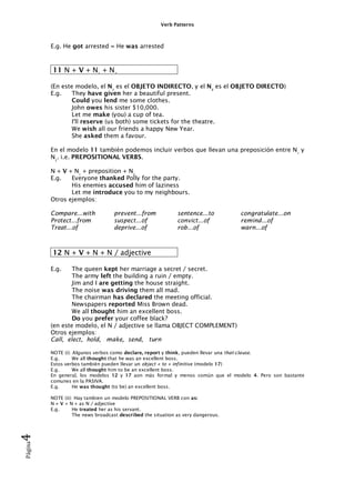 Verb patterns1 | PDF