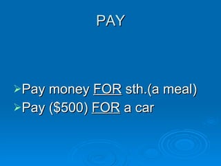 Verb + Preposition | PPT