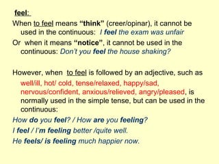 Verb tenses.present-tenses-part1 | PPT