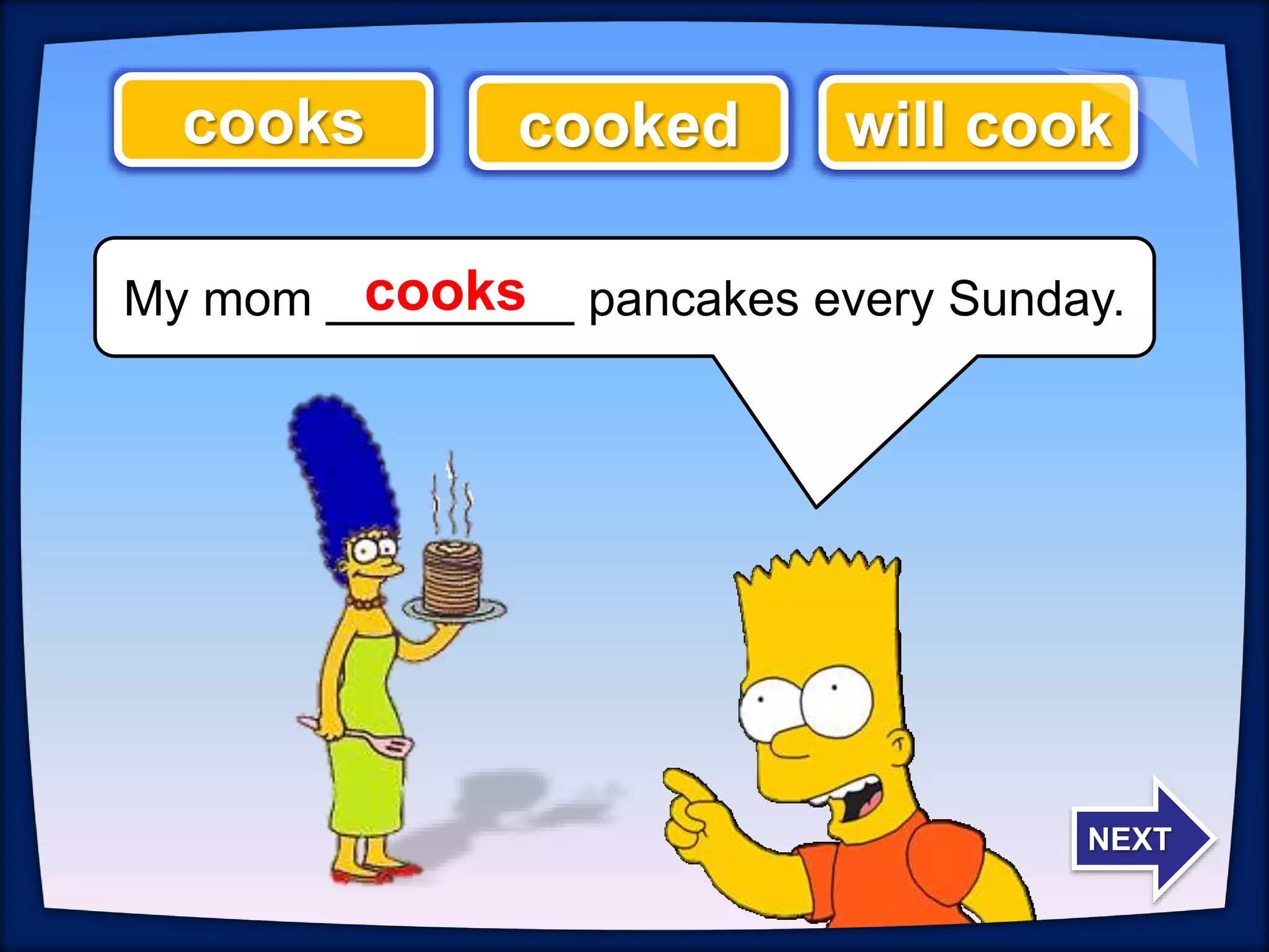 Verb tenses-fun-activities-games-games-picture-description-exe 61254 | PPT