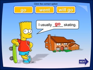 Verb tenses-fun-activities-games-games-picture-description-exe 61254 | PPT