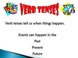 verb-tenses-revision power point presentation | PPT