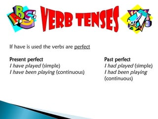 verb-tenses-revision power point presentation | PPT
