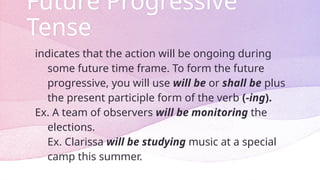 Verb-Tenses and future perfect/perfect tenses | PPT