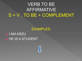 ESL 0801 Week 1 Verb to-be-and-simple-present-flashcards 28355 | PPT