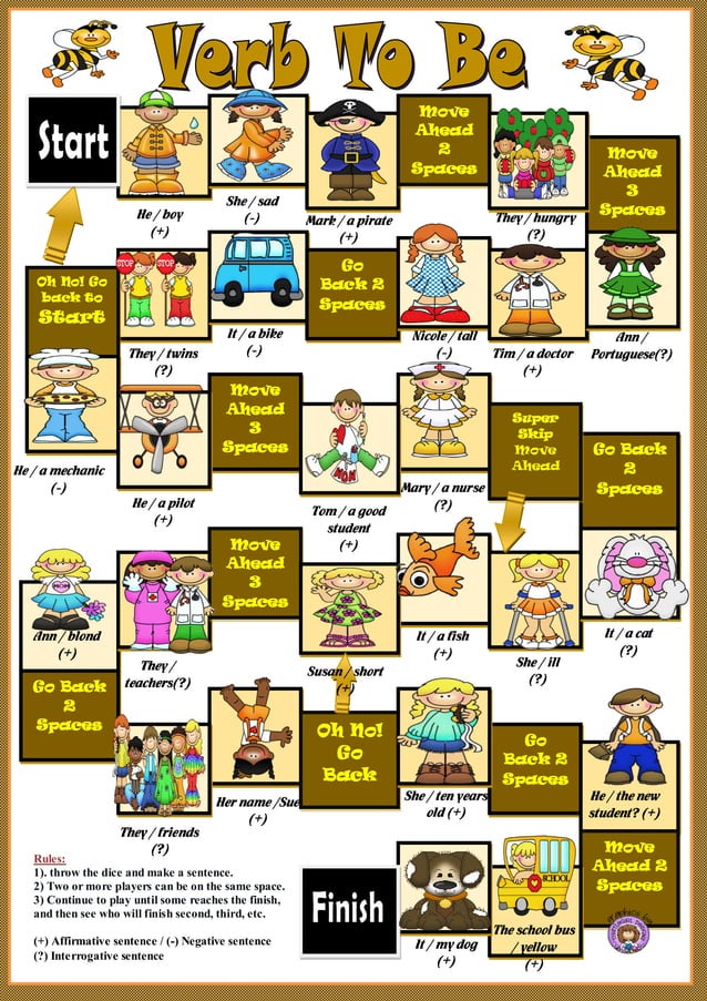 board game to practice the verb tobe.pdf