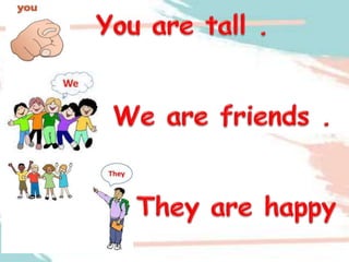 Présentation about verbe to be conjugaison educ | PPT