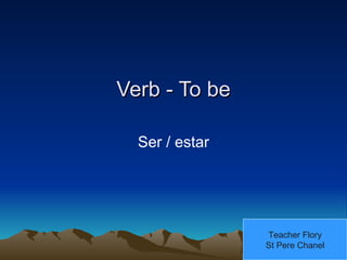 Verb to be | PPT