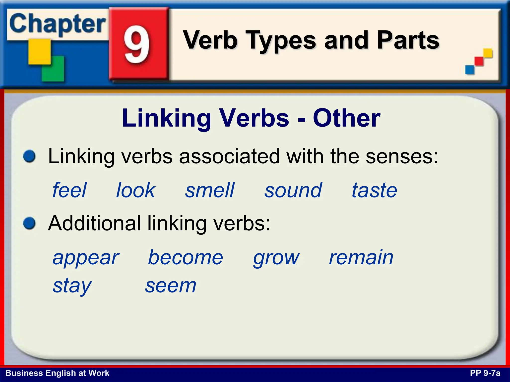 Verb-types-and-parts Lesson 1 week 2 _Verbs | PPT