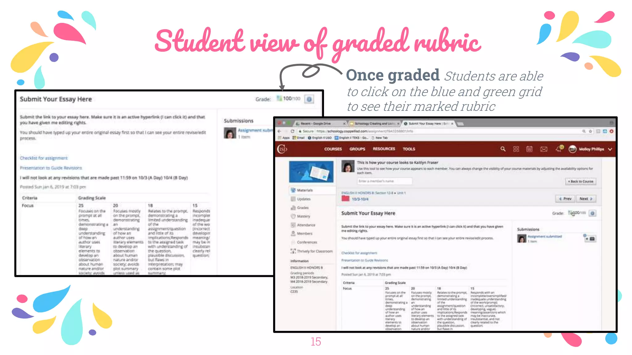 Creating and Using Rubrics in Schoology | PPTX